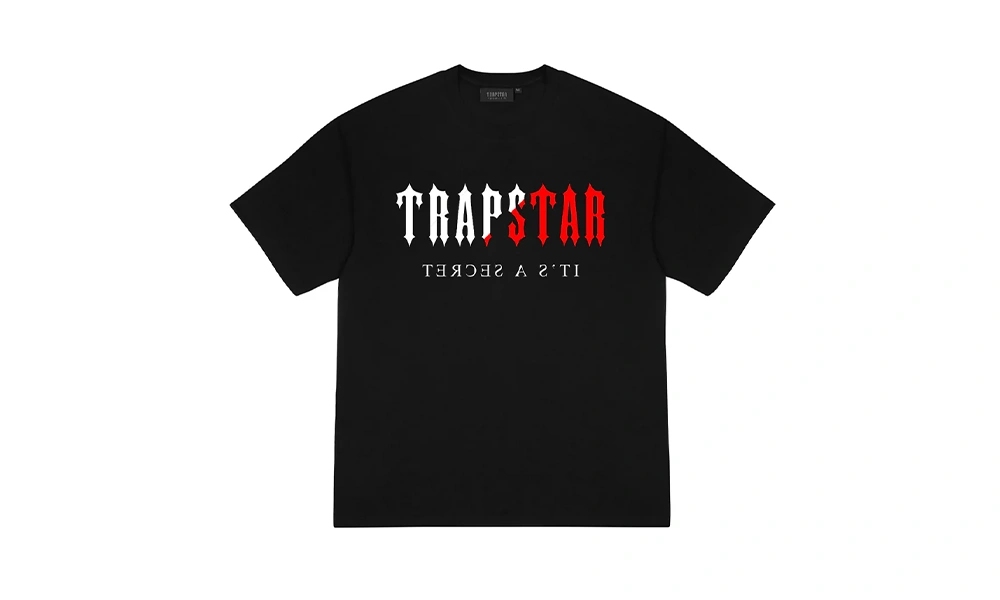 Koszulka Trapstar Decoded Black/Red Gradient - Sample Store